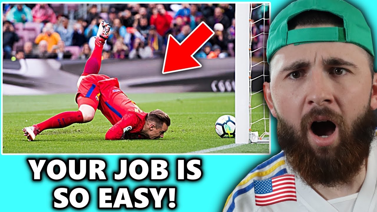 American Reacts to WORST Goalkeeper Mistakes in Football!! - YouTube