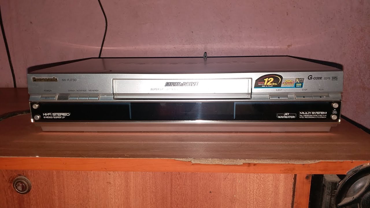Panasonic VCR model NV-J22 Riepear - YouTube