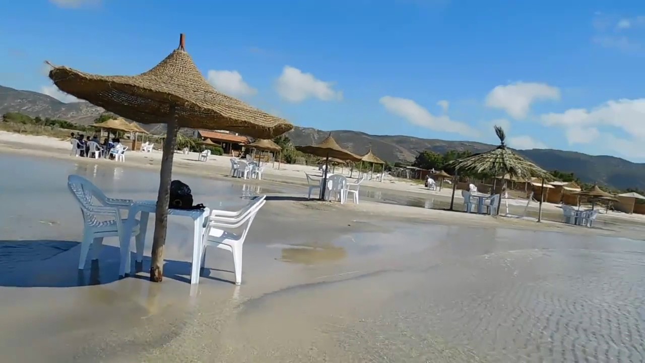 Beach ghar el melh ,bizerte. شاطىء غار الملح بنزرت - YouTube