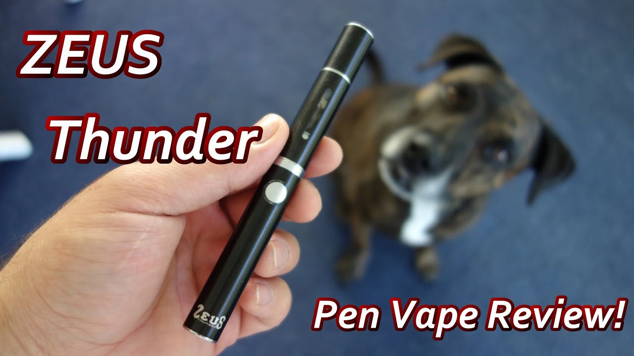 ZEUS "Thunder" Pen Vape Review - YouTube