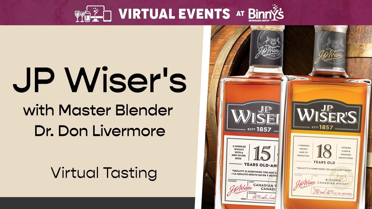 JP Wiser's Dr. Don Livermore Virtual Tasting - YouTube