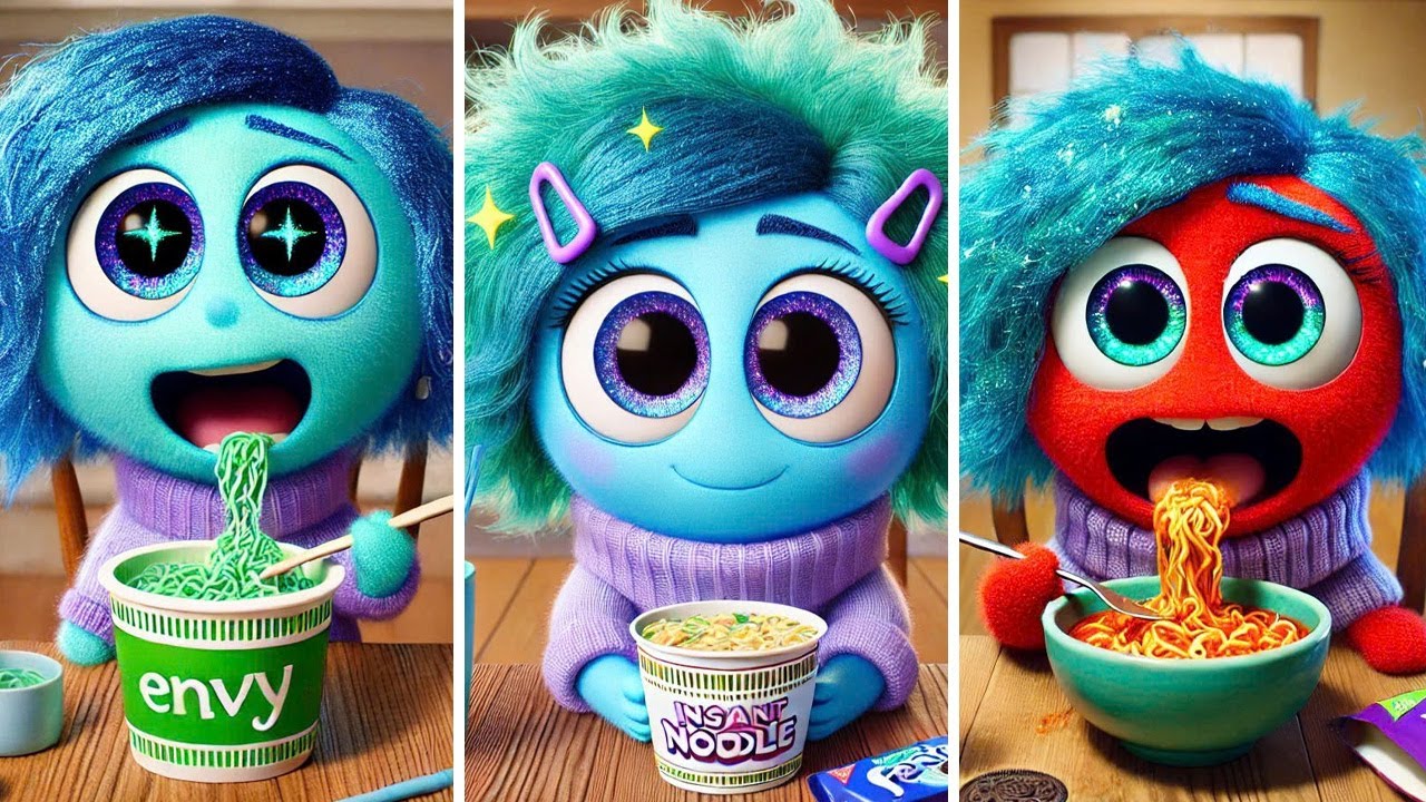 Scenes Not in Inside Out 2 (2024) | Envy's eating habits and the ...