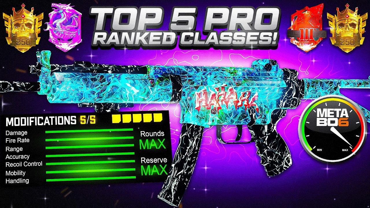NEW TOP 5 *UPDATED* Pro Meta Best Ranked Play Classes BO6 Season 3 💥 ...