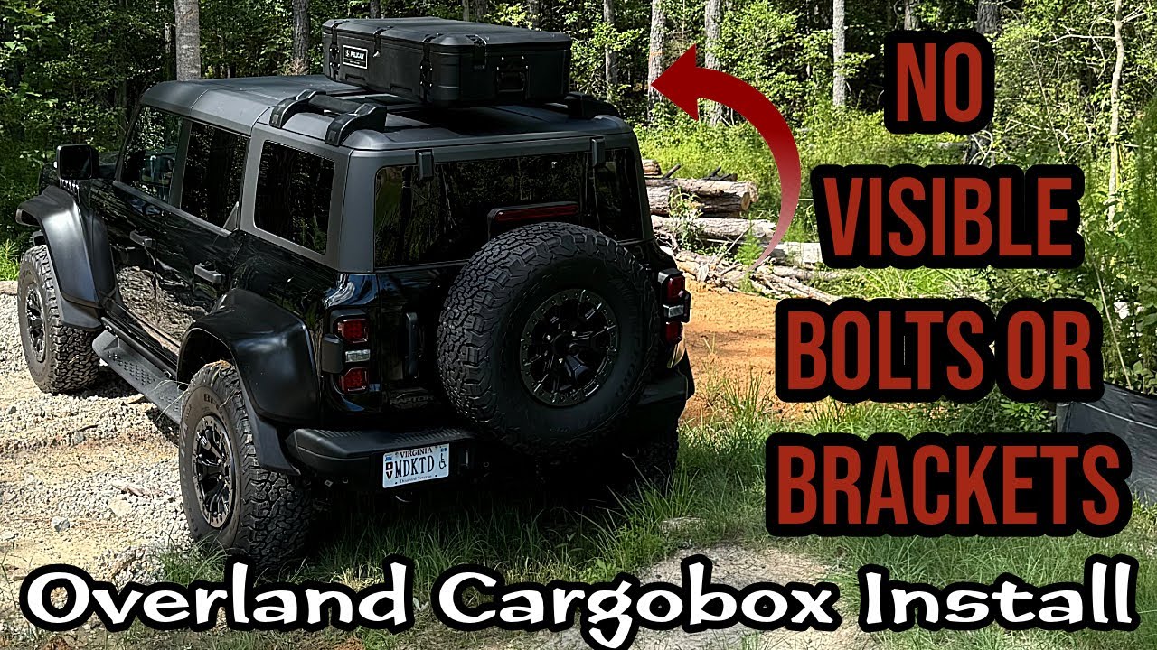 Roof Rack Cargo Box Install - YouTube