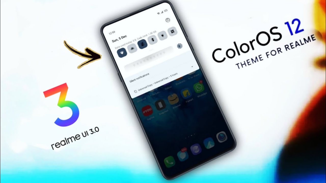 Colorful OS Theme for Realme & colorOS 12 || With New Charging ...