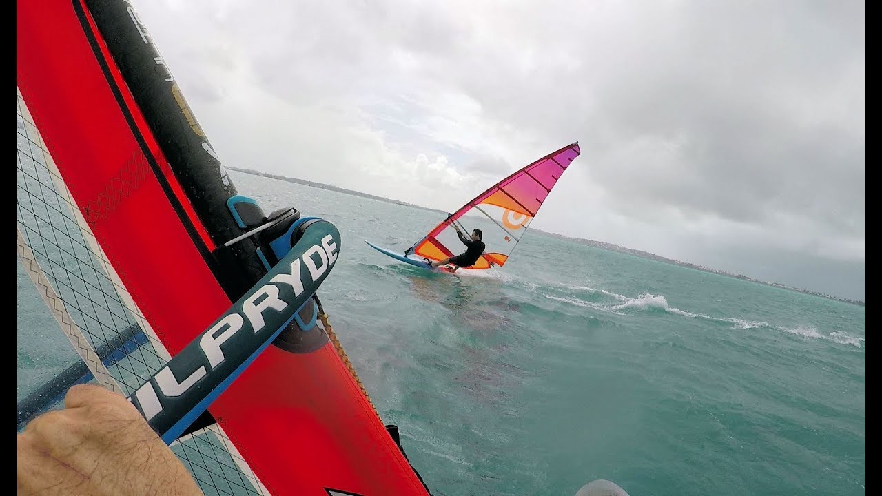 Bermuda Windsurfing - Borrowed Neil Pryde RS1 Sessions - YouTube