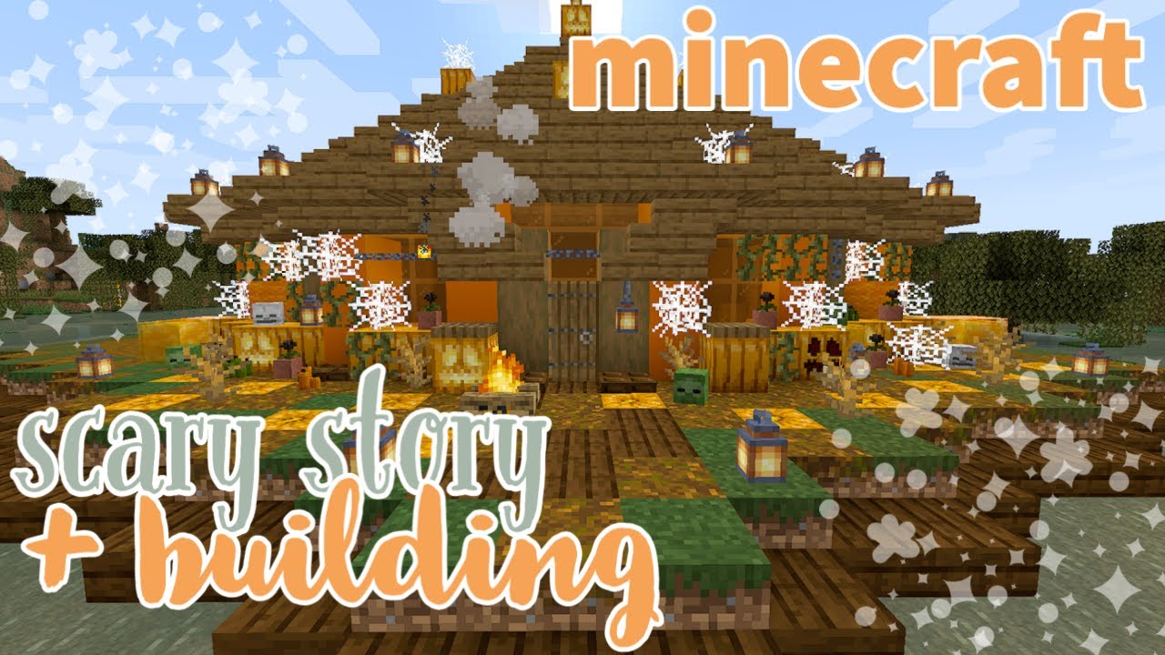 scary story + building in MINECRAFT! - YouTube