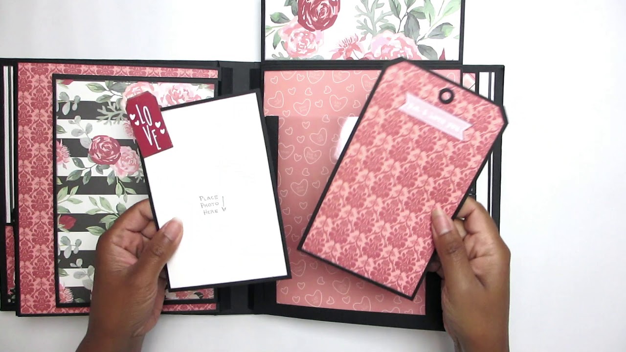 Valentine's Mini Album featuring Picture Perfect 4 Supersized Tutorial ...
