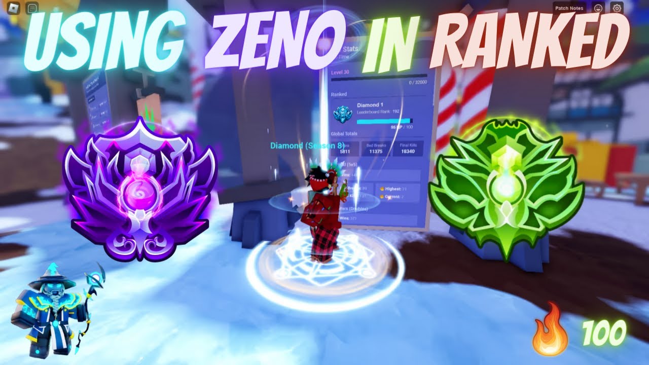 The BEST ZENO in RANKED... (Roblox BedWars) - YouTube