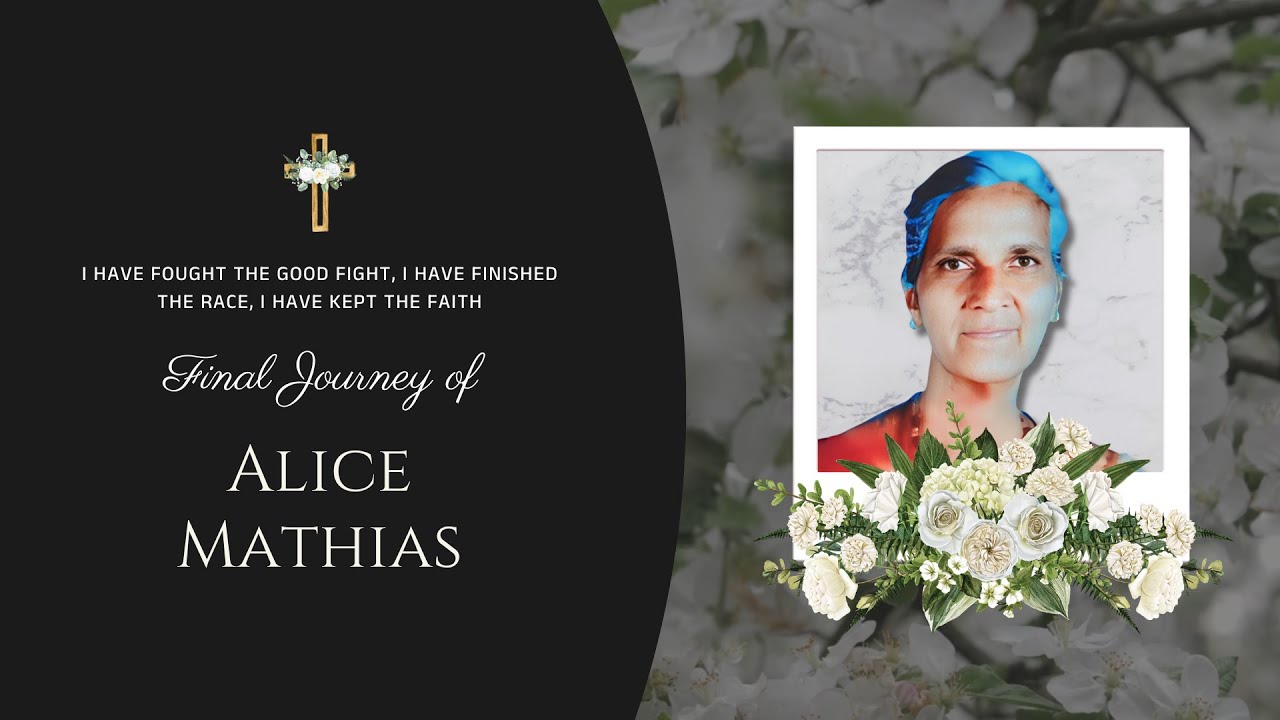 Final Journey of Alice Mathias (77 Years) | 29.12.2023 | 01:30PM ...