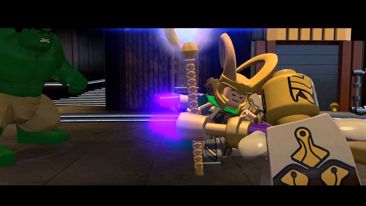Lego Avengers Hulk Smashes Loki Youtube