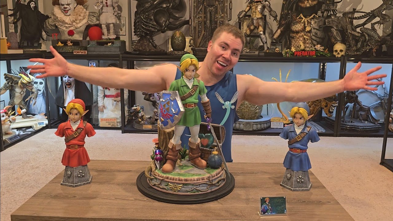 Dream Studios: OOT Zelda Link 1/4 Statue Unboxing/Review - YouTube
