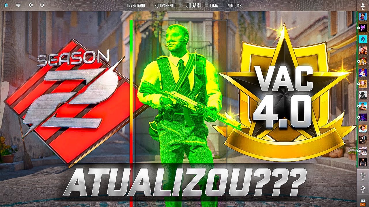 FINALMENTE... testei o "NOVO" ANTI-CHEAT da 2ª TEMPORADA do CS 2 na ...