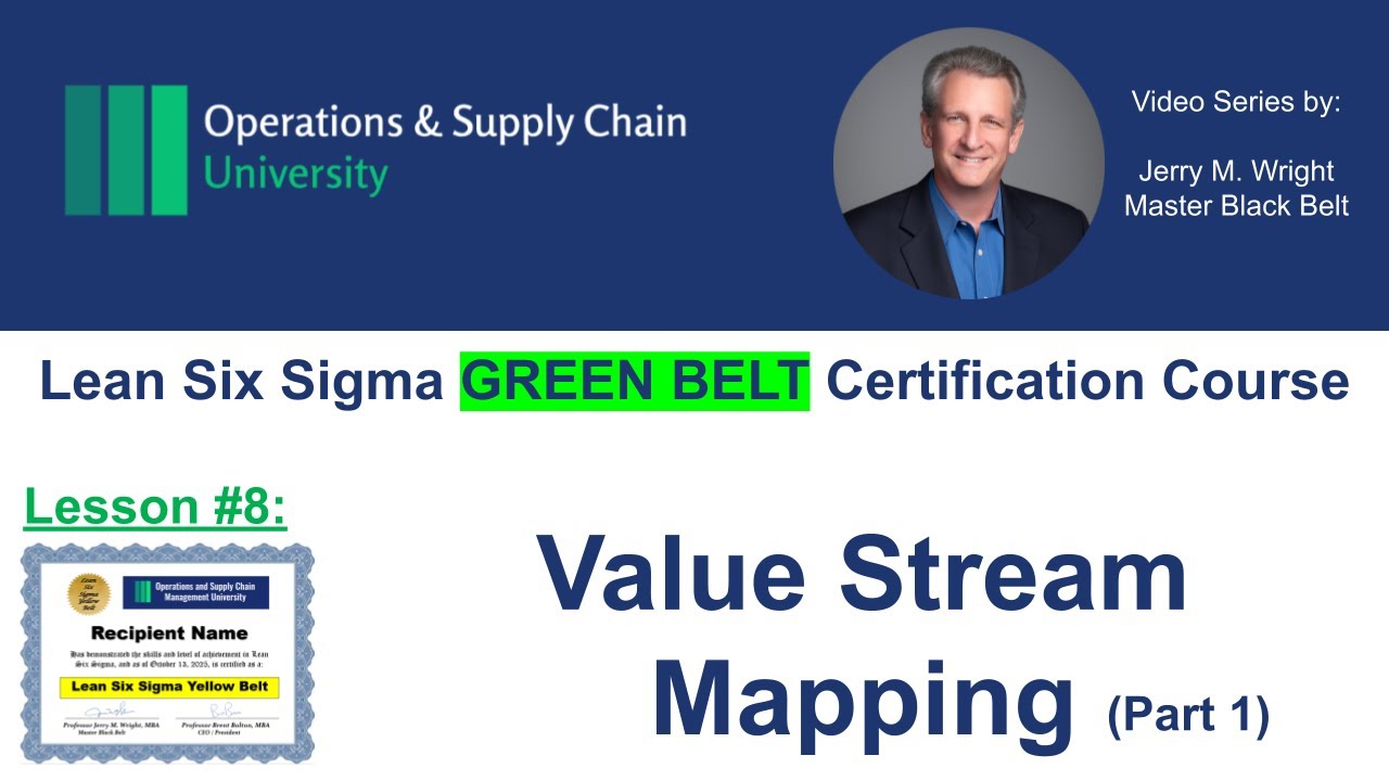 Value Stream Mapping (Part 1)— Learn to See: Lean Six Sigma Green Belt ...