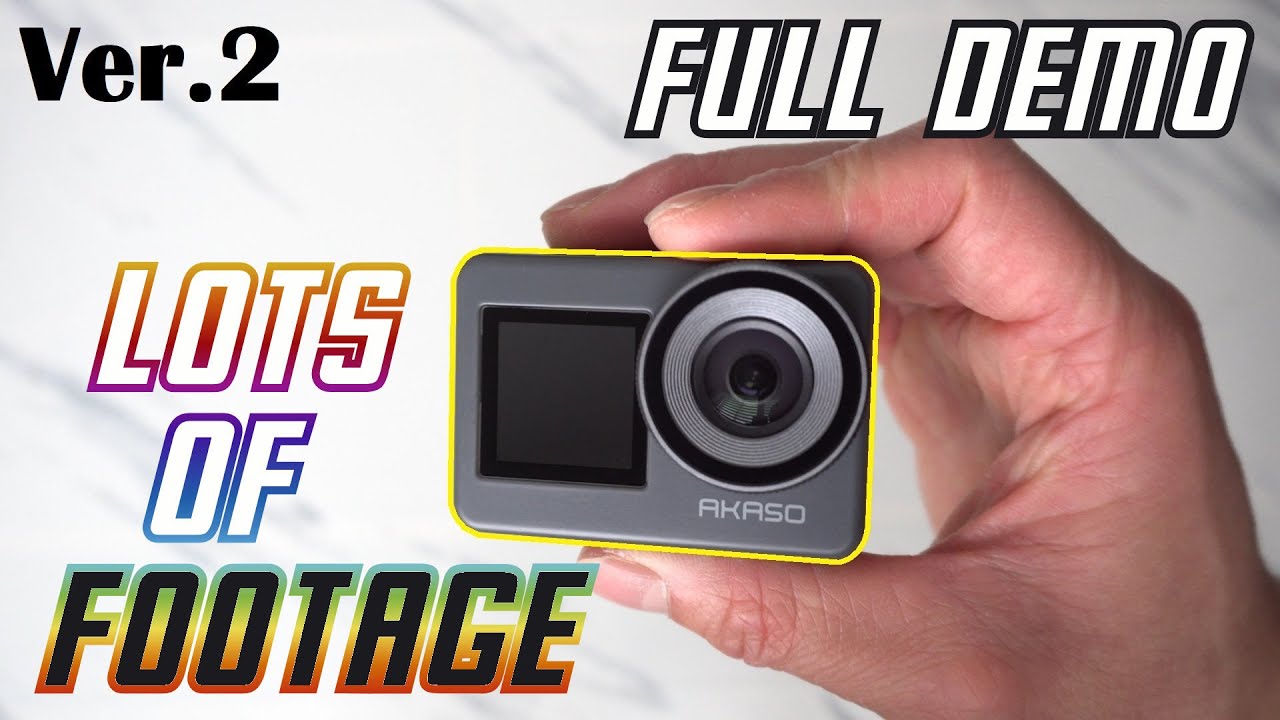 AKASO Brave 7 Ver.2 WATERPROOF 4K ACTION CAMERA Review WITH LOTS OF SAMPLE SHOTS - YouTube