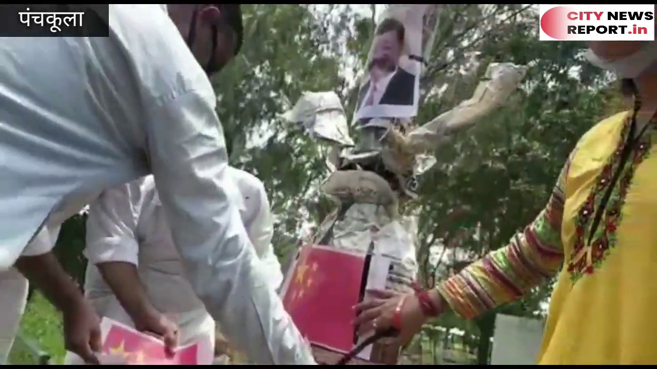 Panchkula News:- ABVP ने फूंका चीन के राष्ट्रपति शी जिनपिंग का पुतला ...