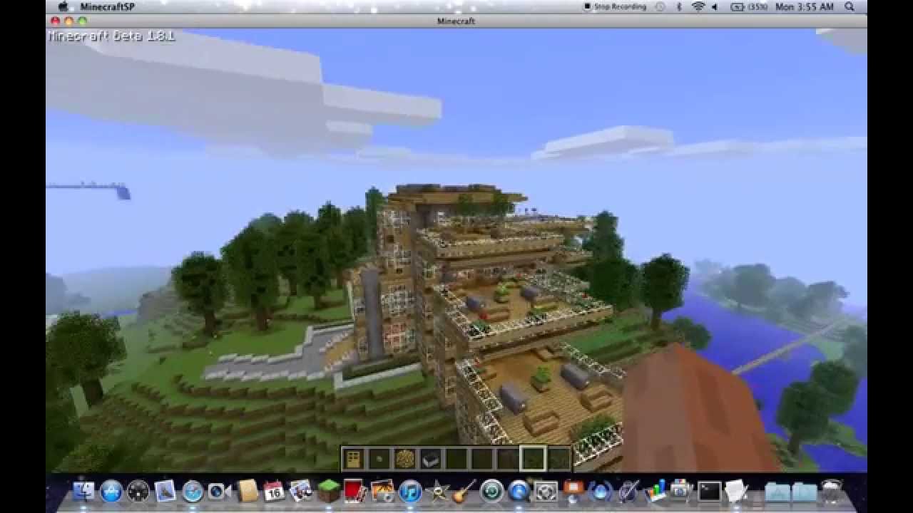 Minecraft Huge House+Download - YouTube