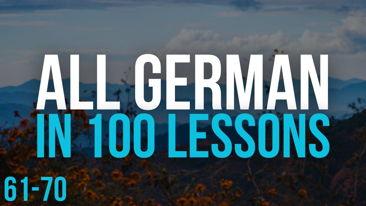 All German in 100 Lessons. Learn German . Most important German phrases ...