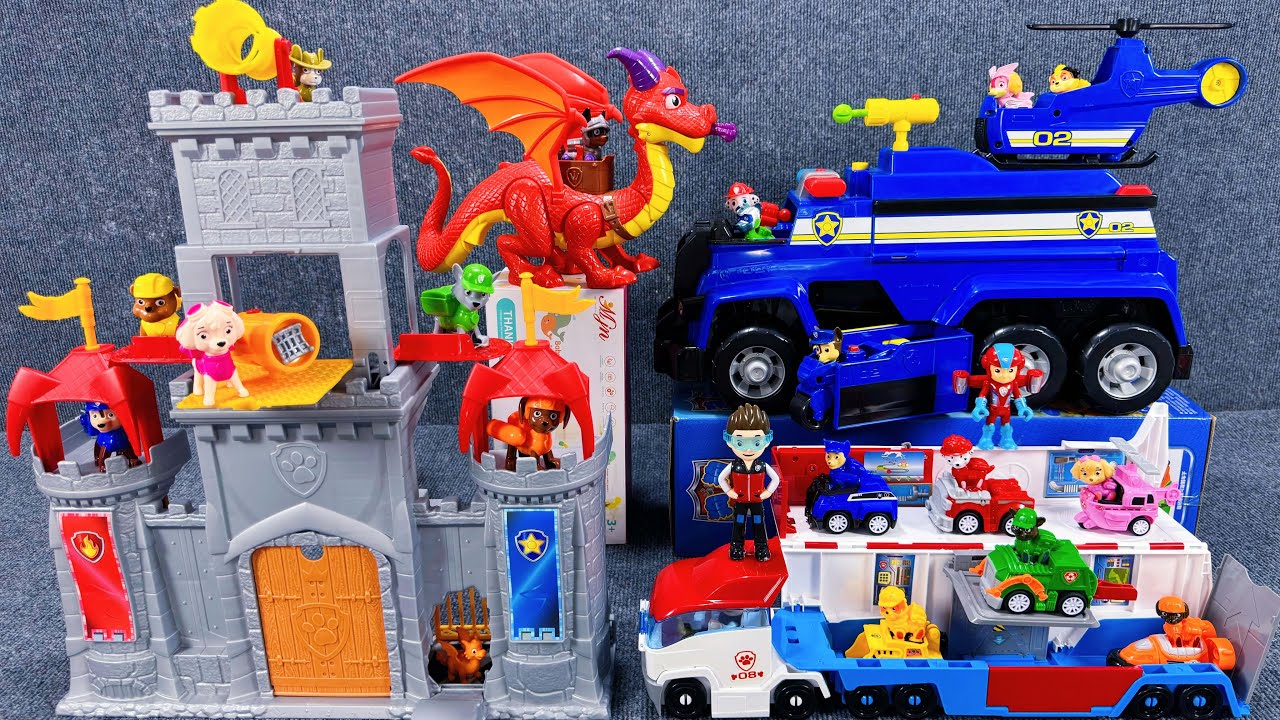 12 minutes to open the cool Paw Patrol, Knight Patrol Castle ...