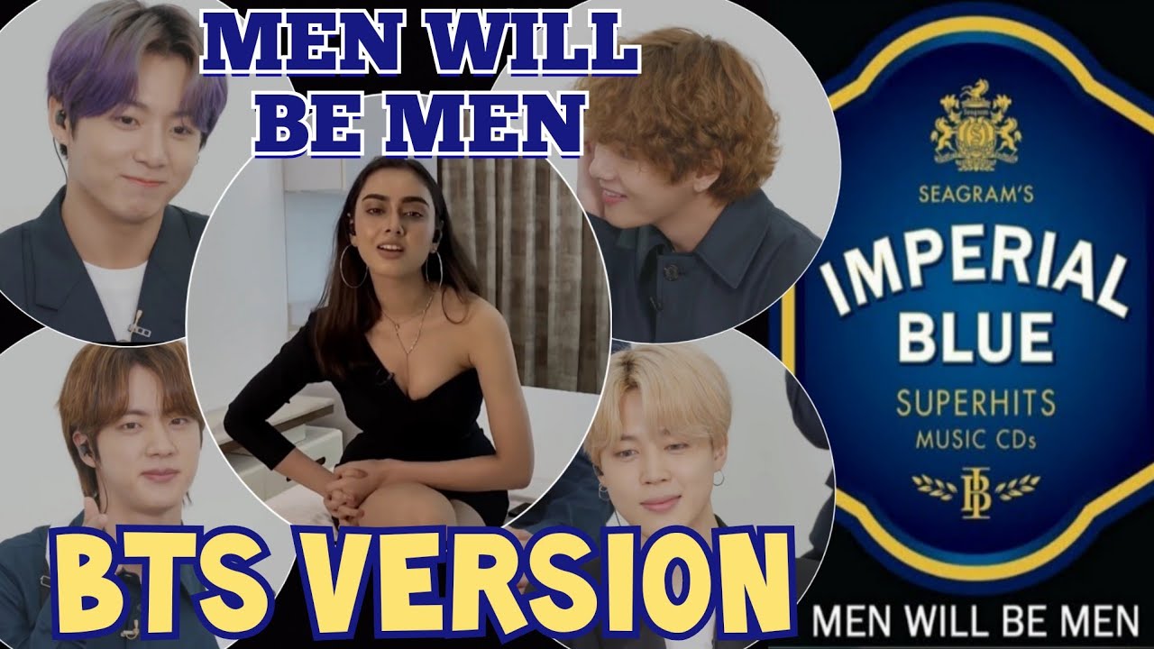 "Men will be Men" Imperial blue Ad by BTS || Bts version for imperial ...