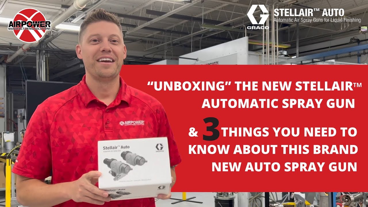 Unboxing the Graco STELLAIR Automatic Spray Gun - YouTube