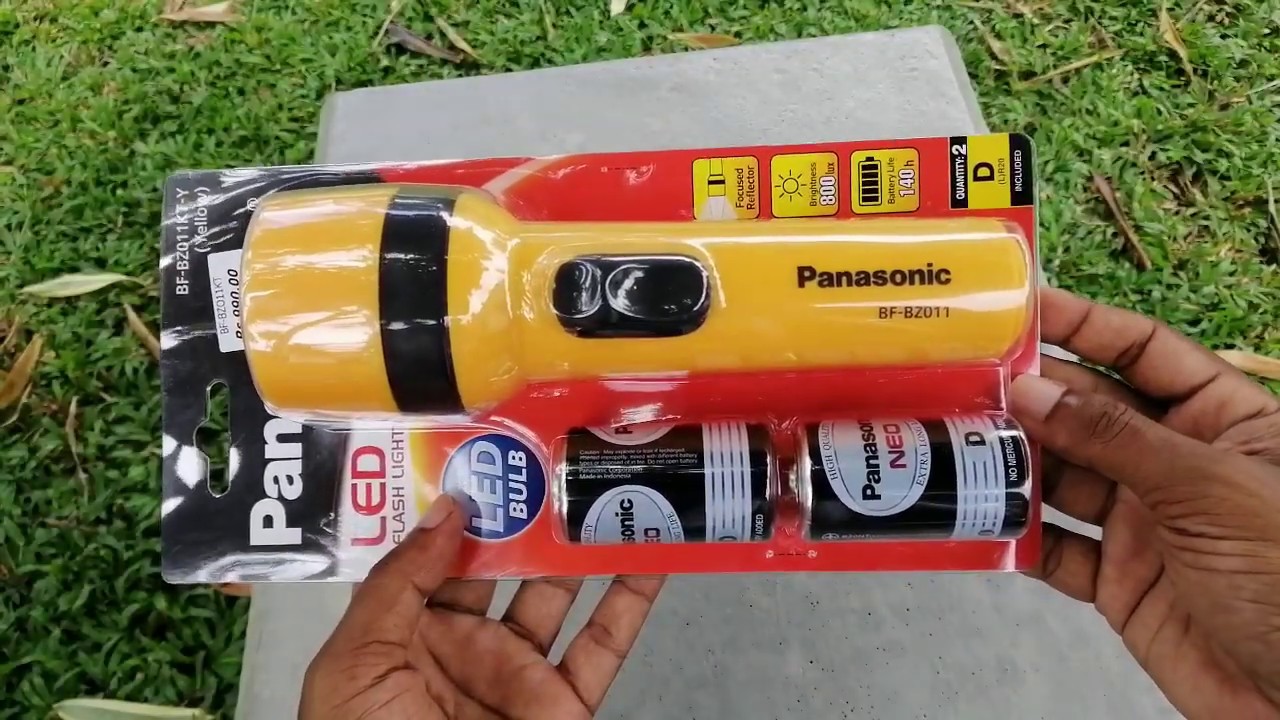 Unboxing Panasonic Led Flashlight - YouTube