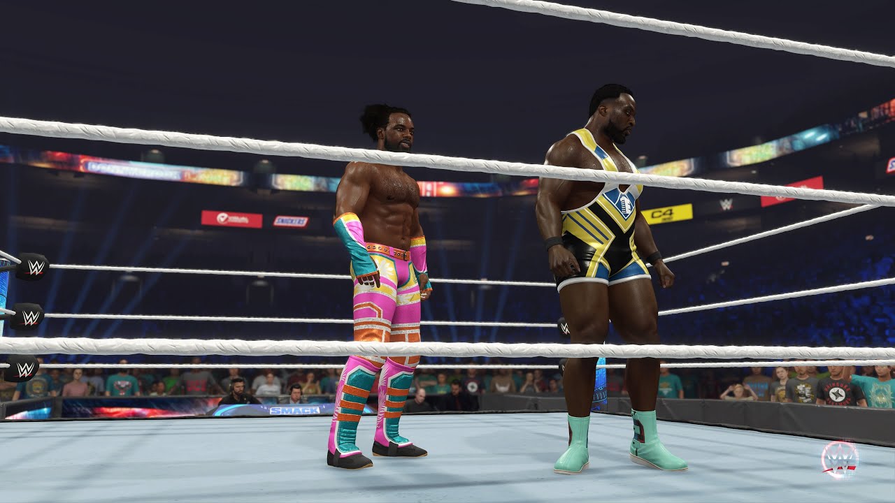 WWE 2K23 Big E Xaver woods vs Commander Azeez Logam Paul - YouTube
