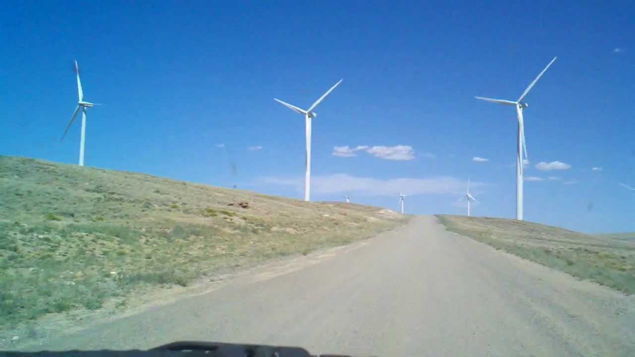 Wyoming Wind Farm - YouTube