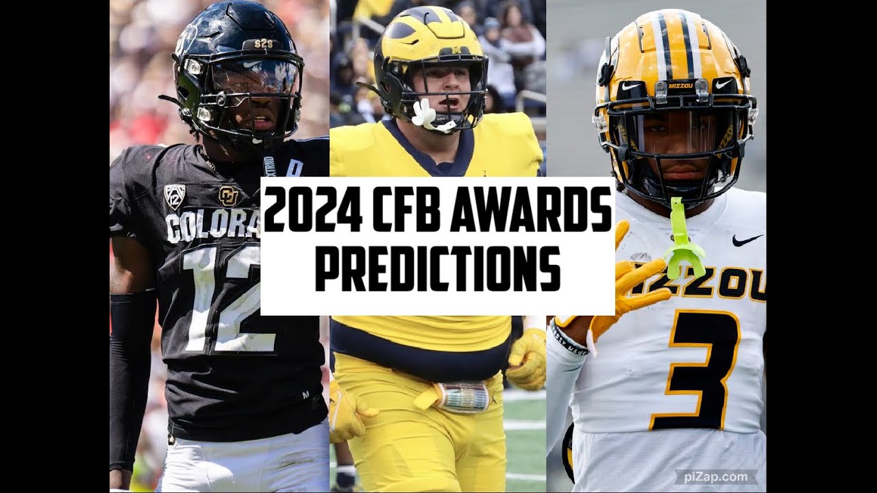 2024 College Football Awards Predictions - YouTube