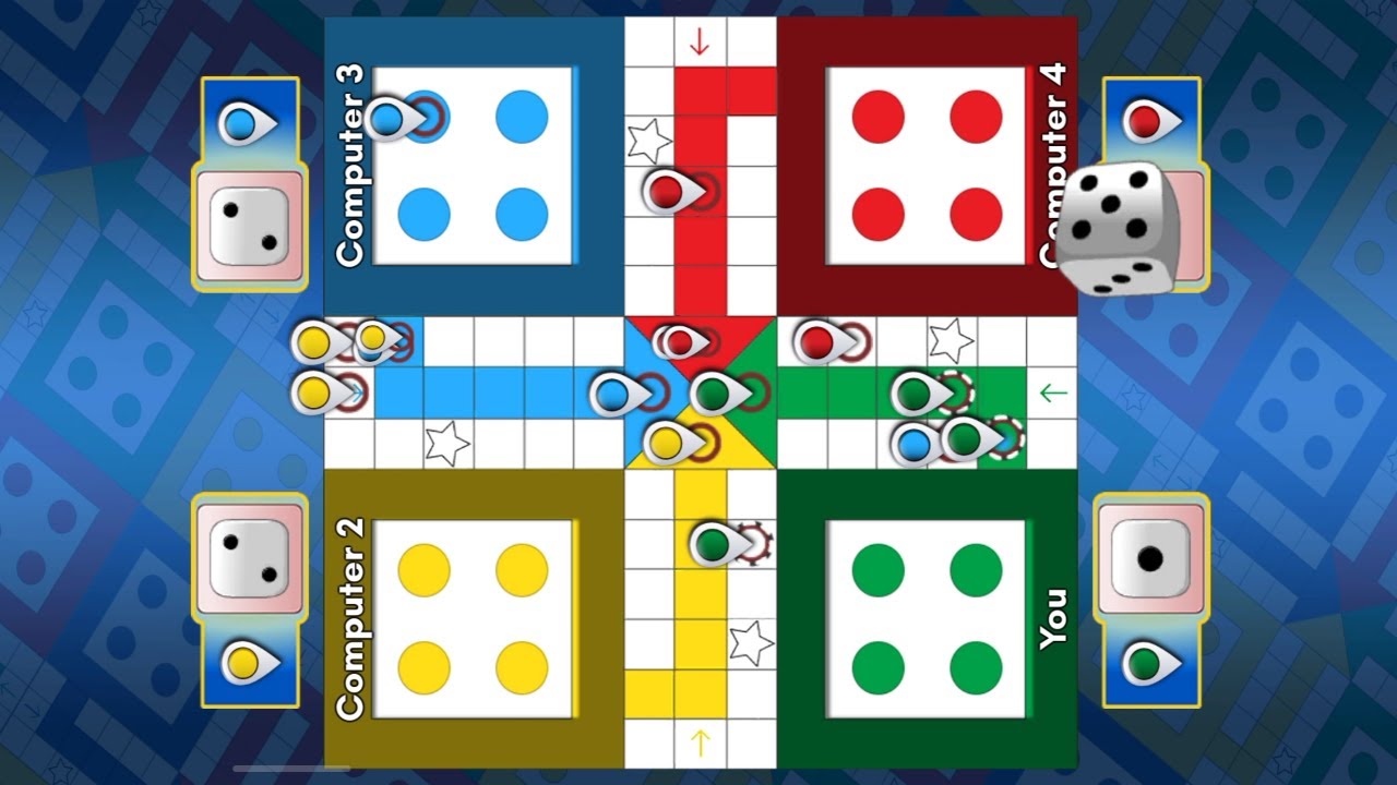 Ludo Game In 4 Players | Ludo King 4 Players | Ludo Gameplay #157 - YouTube