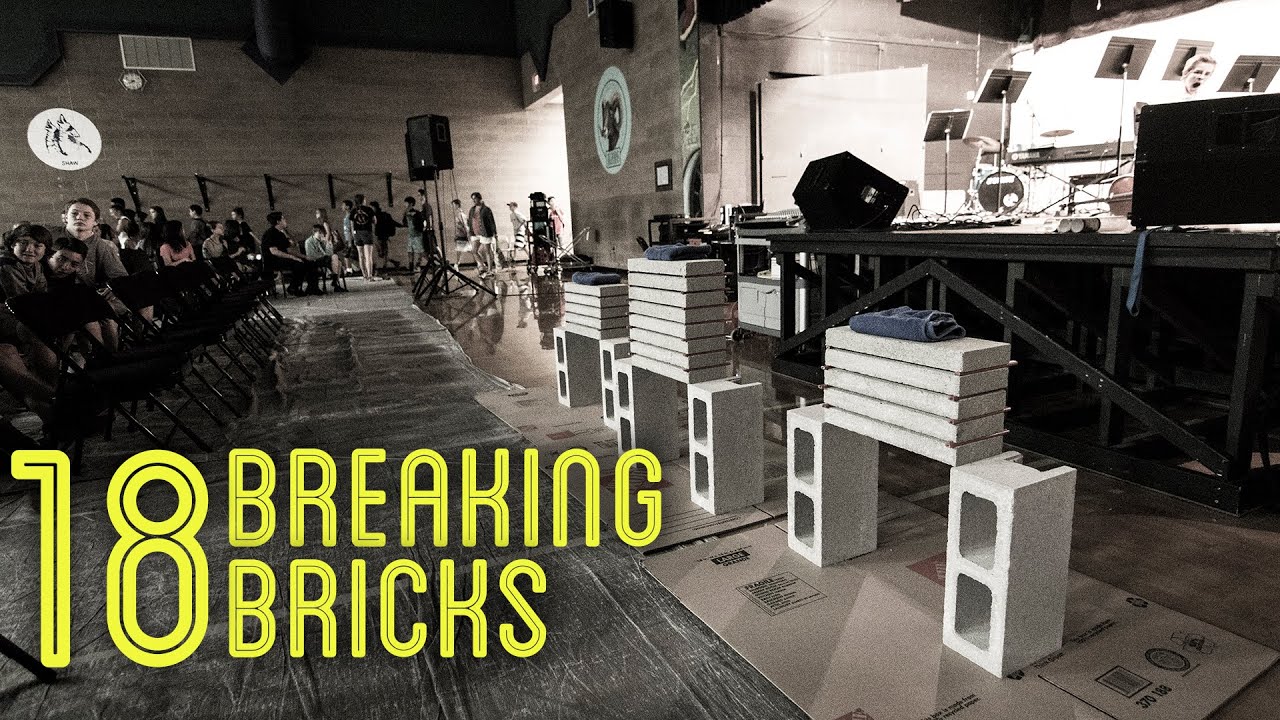 Breaking 18 Bricks - YouTube