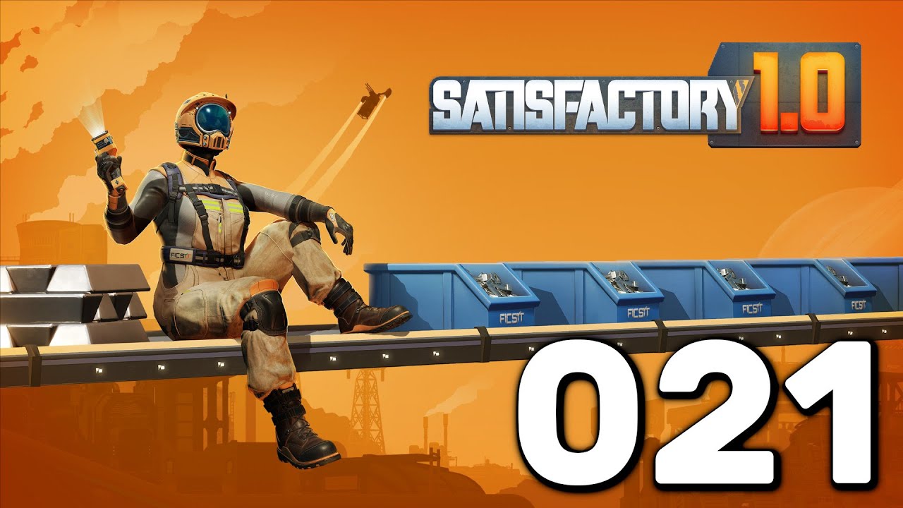 Satisfactory - 021 - Copper / Caterium Factory - Almost done - YouTube