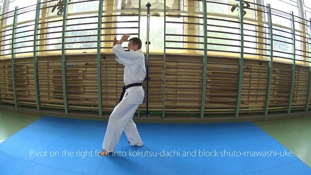 Pinan Sono Ichi Ura - Kyokushin kata, STEP BY STEP - YouTube
