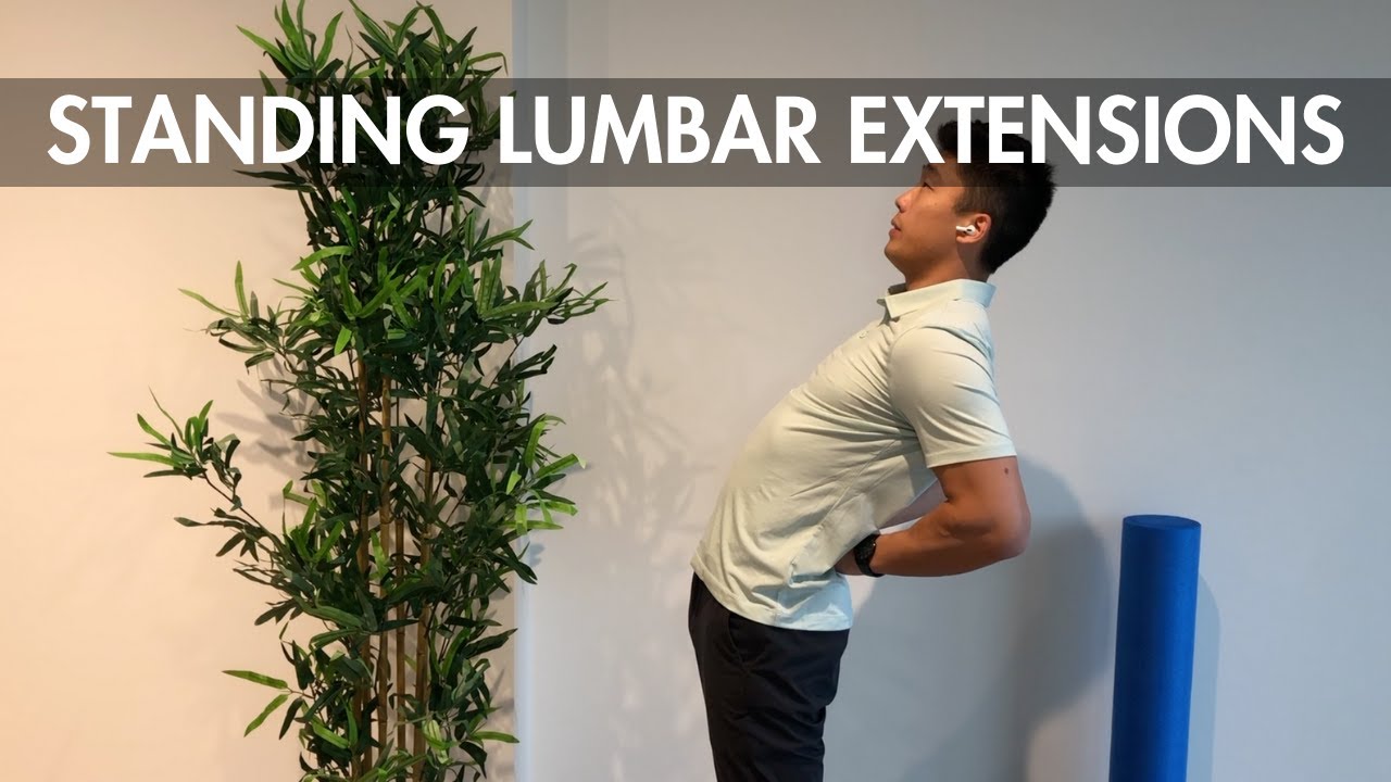 Standing Lumbar Extensions - YouTube