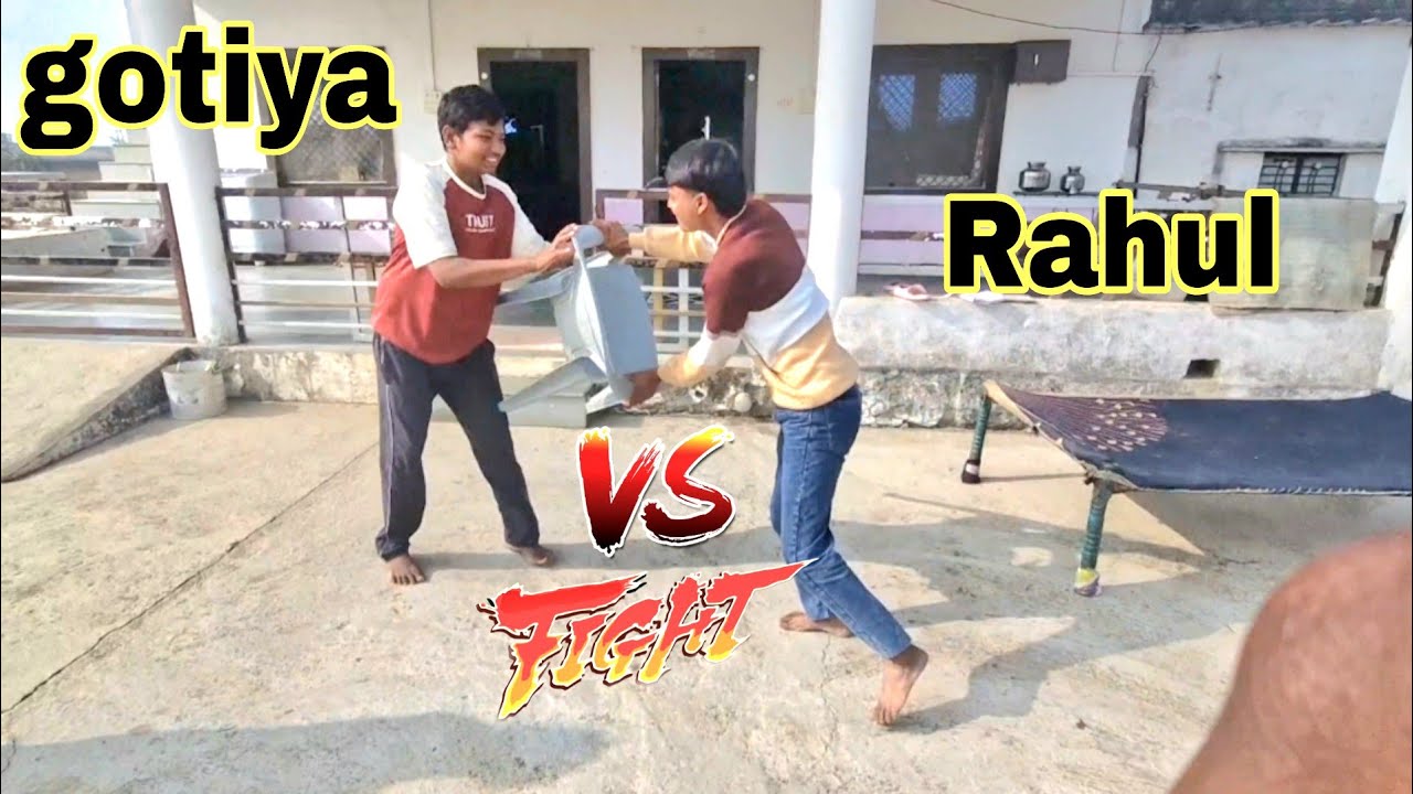 Gotiya vs Rahul fight / @KrishNathvlogs - YouTube
