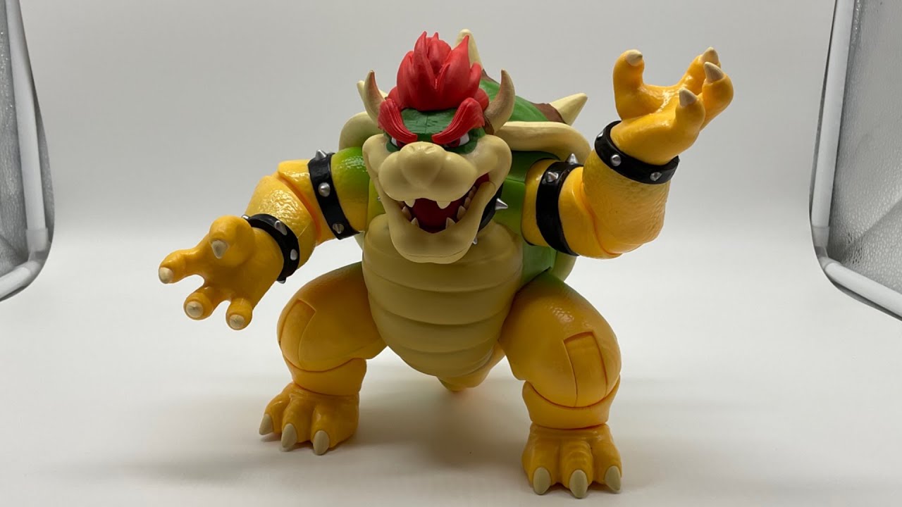 Mario Movie “Fire Breathing Bowser” Action Figure Review - YouTube