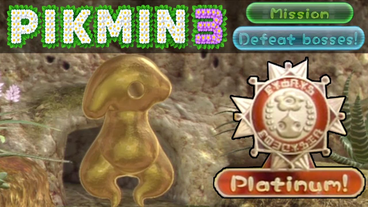 Pikmin 3 WiiU - Mission Mode - Defeat Bosses 6: Plasm Wraith 4:58 ...