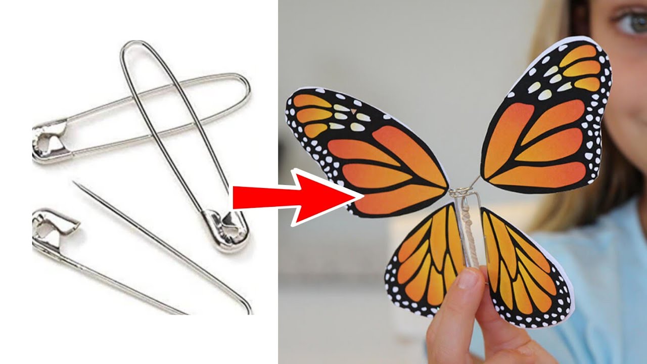 Amazing DIY flying butterfly 🦋 - YouTube