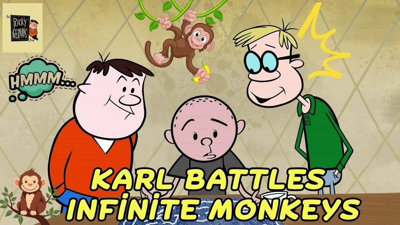 Karl Pilkington Takes on the Infinite Monkey Theory | The Ricky Gervais ...