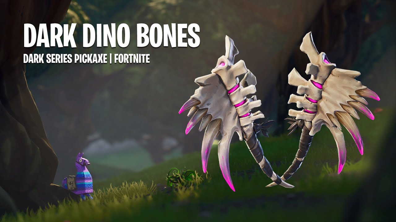 Dark Dino Bones Pickaxe | Dark Series Pickaxe | Fortnite - YouTube