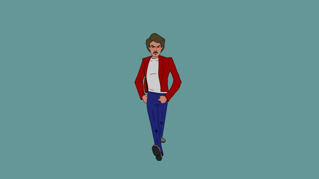 Strutting Walk Cycle - Anchorman - YouTube