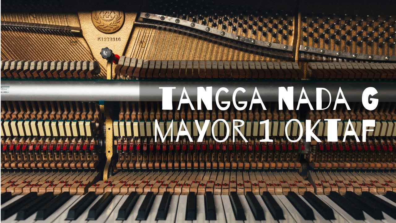 POSISI JARI UNTUK TANGGA NADA G MAYOR 1 OKTAF (PIANO) - YouTube