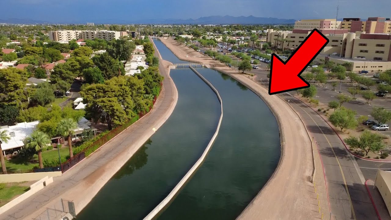 I Fished A 100+ Foot Wide Canal And Caught THIS! - YouTube