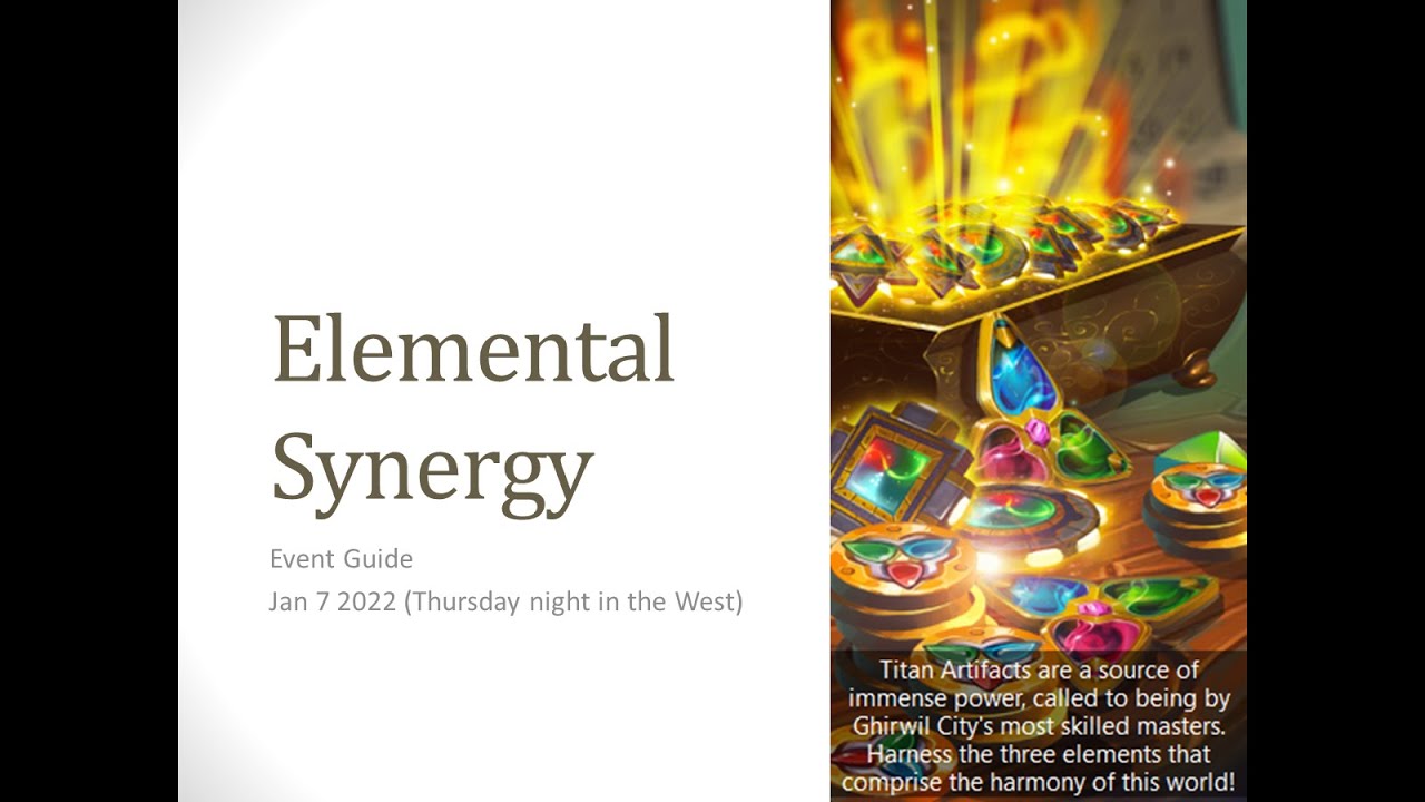 Elemental Synergy: Greater Synergy with Winterfest - YouTube