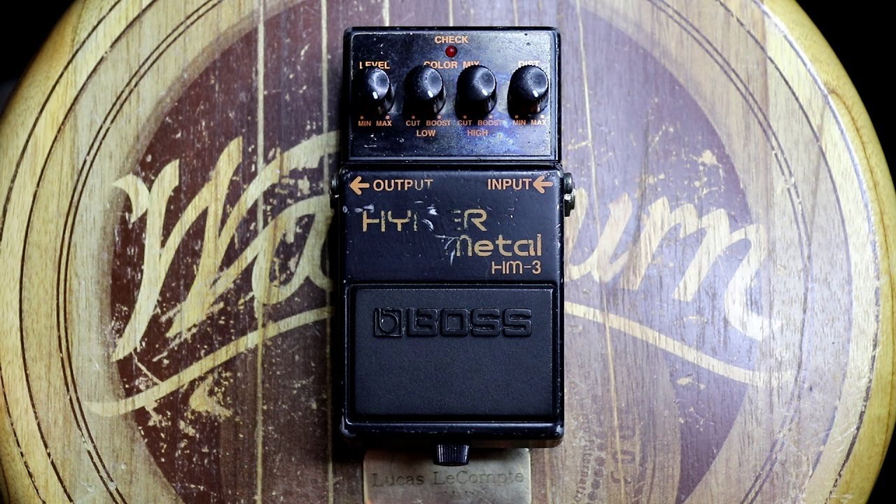 Worst Guitar Pedals Ever: Boss Hyper Metal HM-3 Distortion Pedal - YouTube