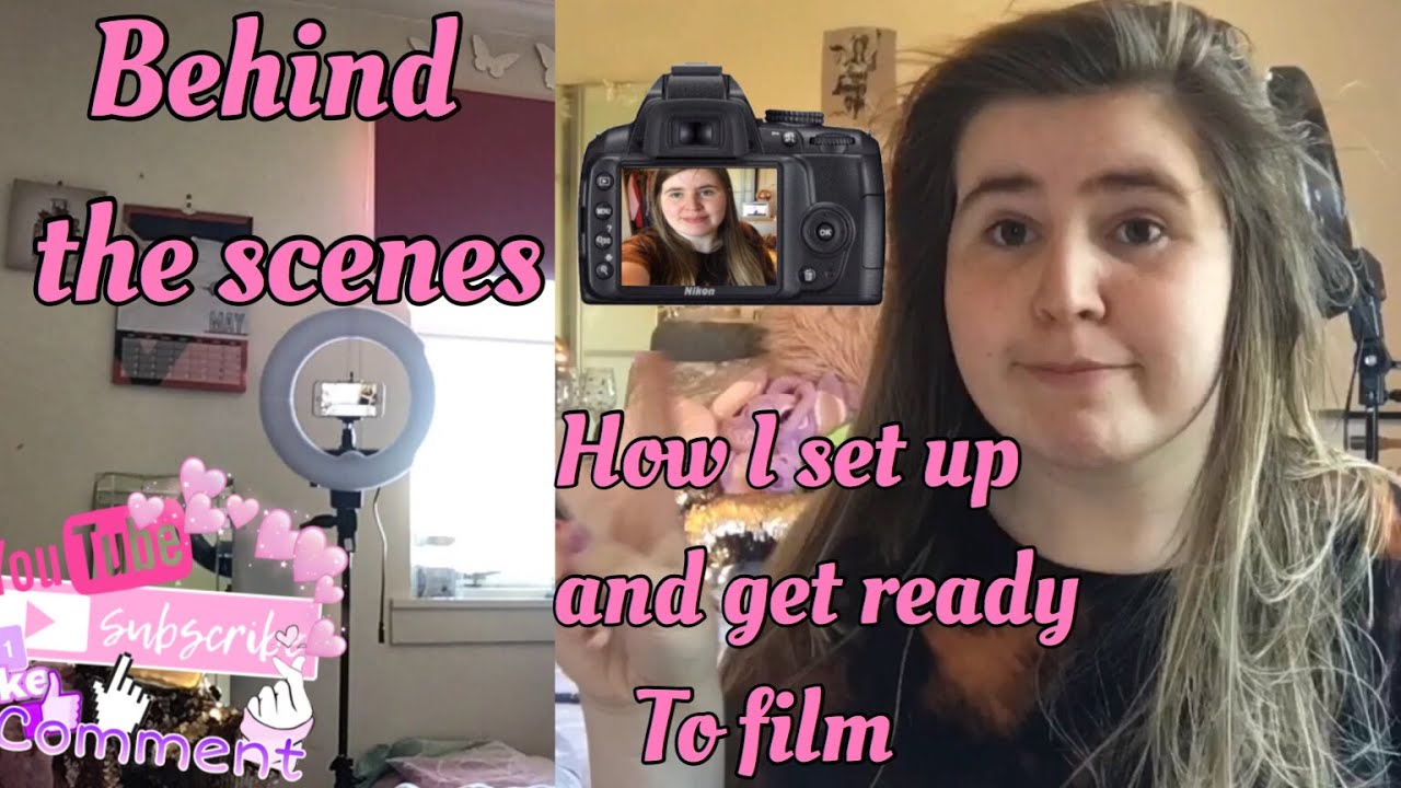 How I set up and get ready to film a video / behind the scenes of ...