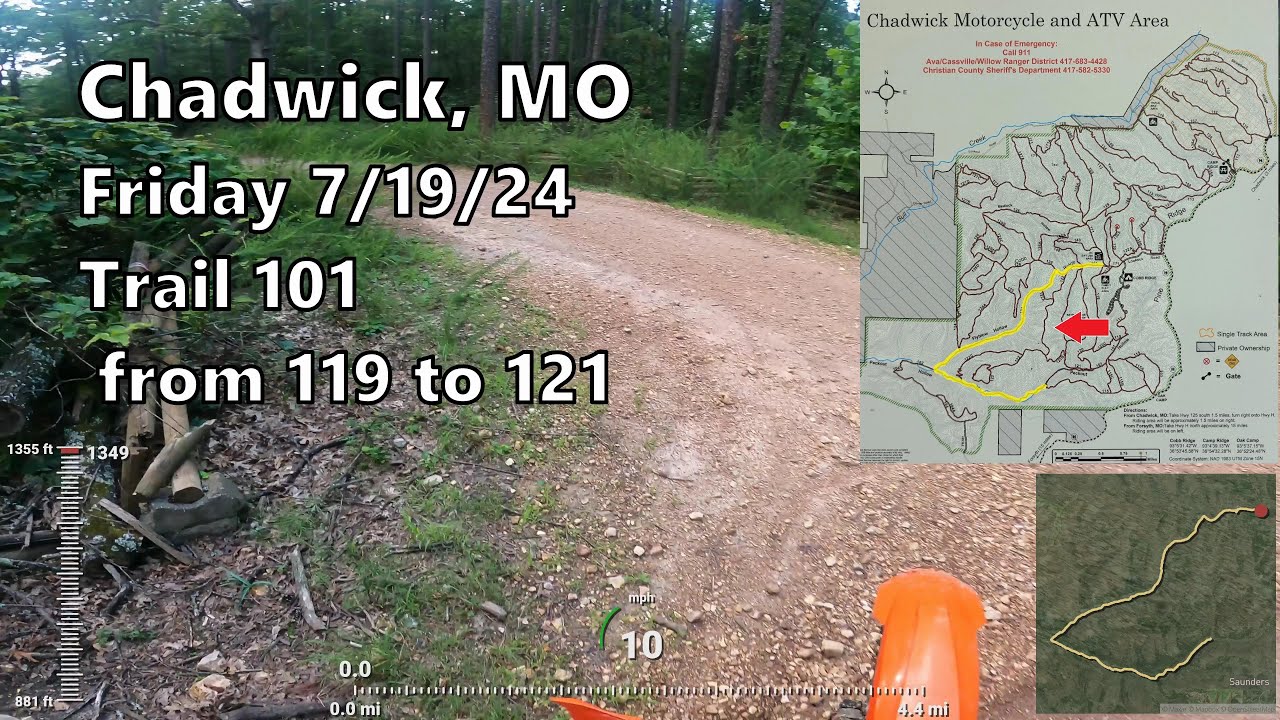 Trail 101 (Easy) - Chadwick Motorcycle & ATV Area - YouTube