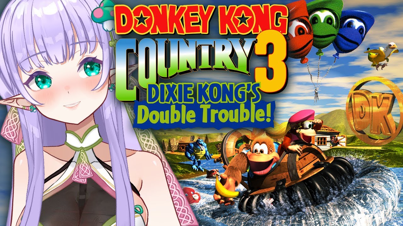 🍄 Donkey Kong Country 3: Dixie Kong's Double Trouble! | My Third DK ...
