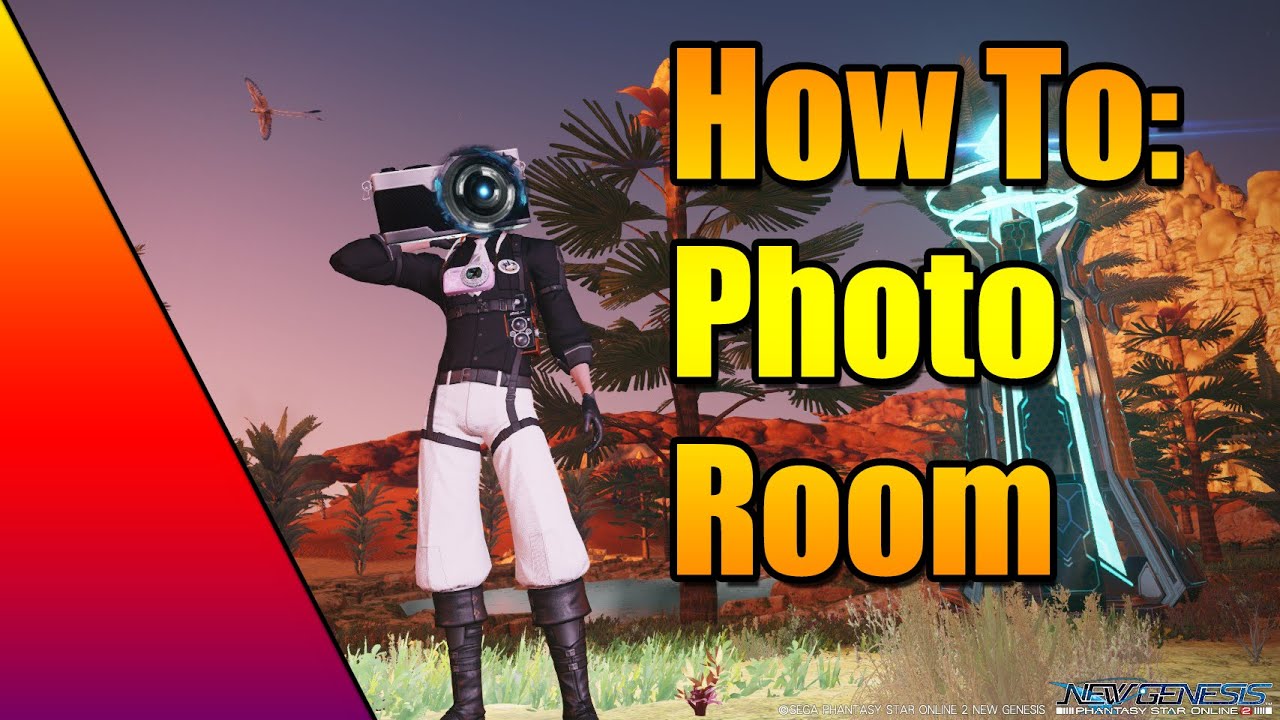 [PSO2:NGS] How to Use the Photo Room - YouTube