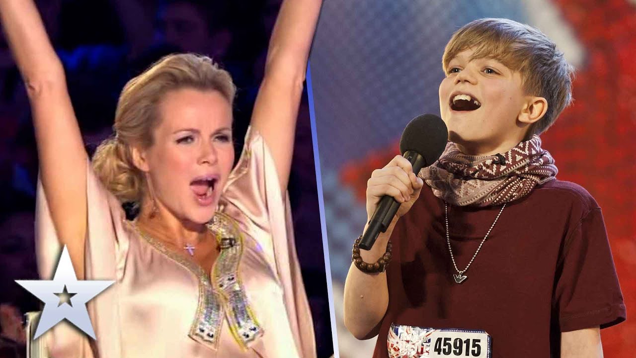 Ronan Parke brings Judges to their feet with 'Feelin' Good' | Britain's ...